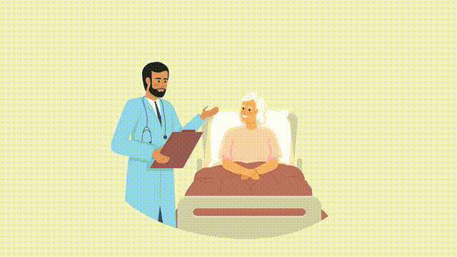 Animated geriatrics characters