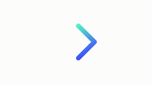 Animated next page gradient ui icon