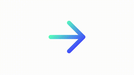 Animated next step gradient ui icon