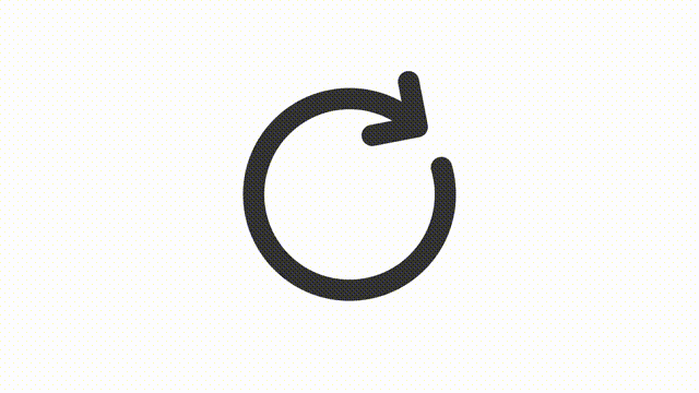 Animated refresh linear ui icon