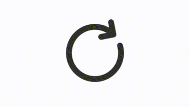 Animated refresh linear ui icon