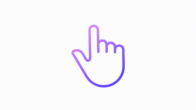 Animated rotation gradient icon