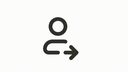 Animated transfer linear ui icon