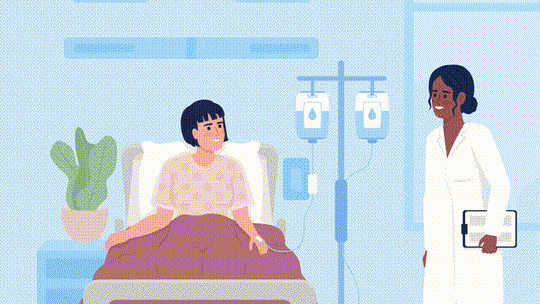 Animated visit patient illustration – IMG Visuals