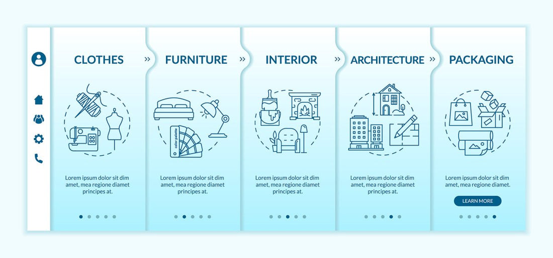 Creative designer onboarding vector template bundle