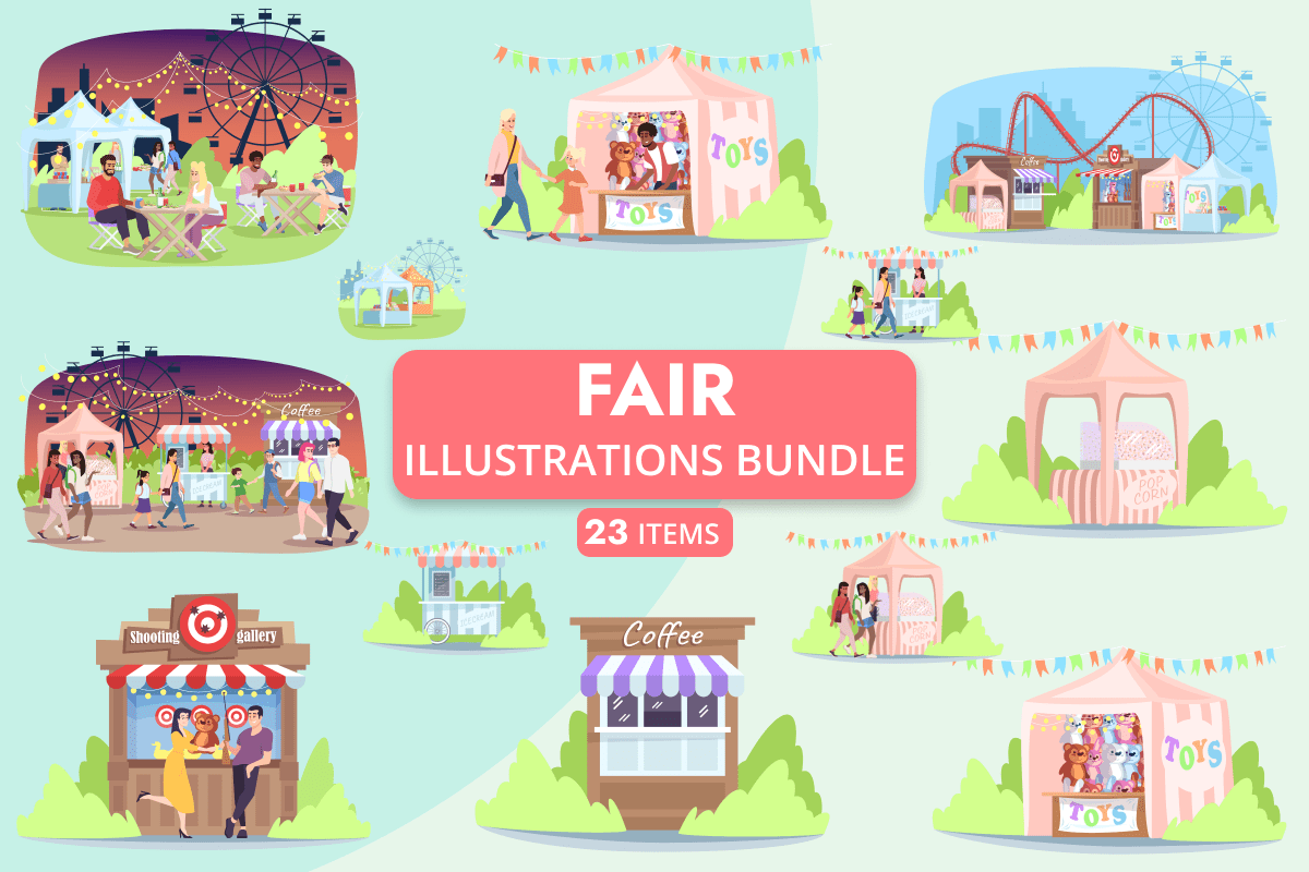 Fair illustrations bundle