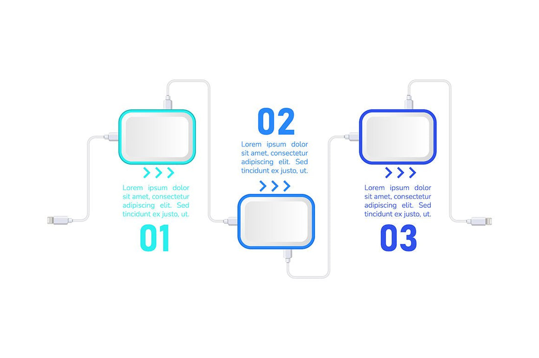 Infographic chart design element bundle