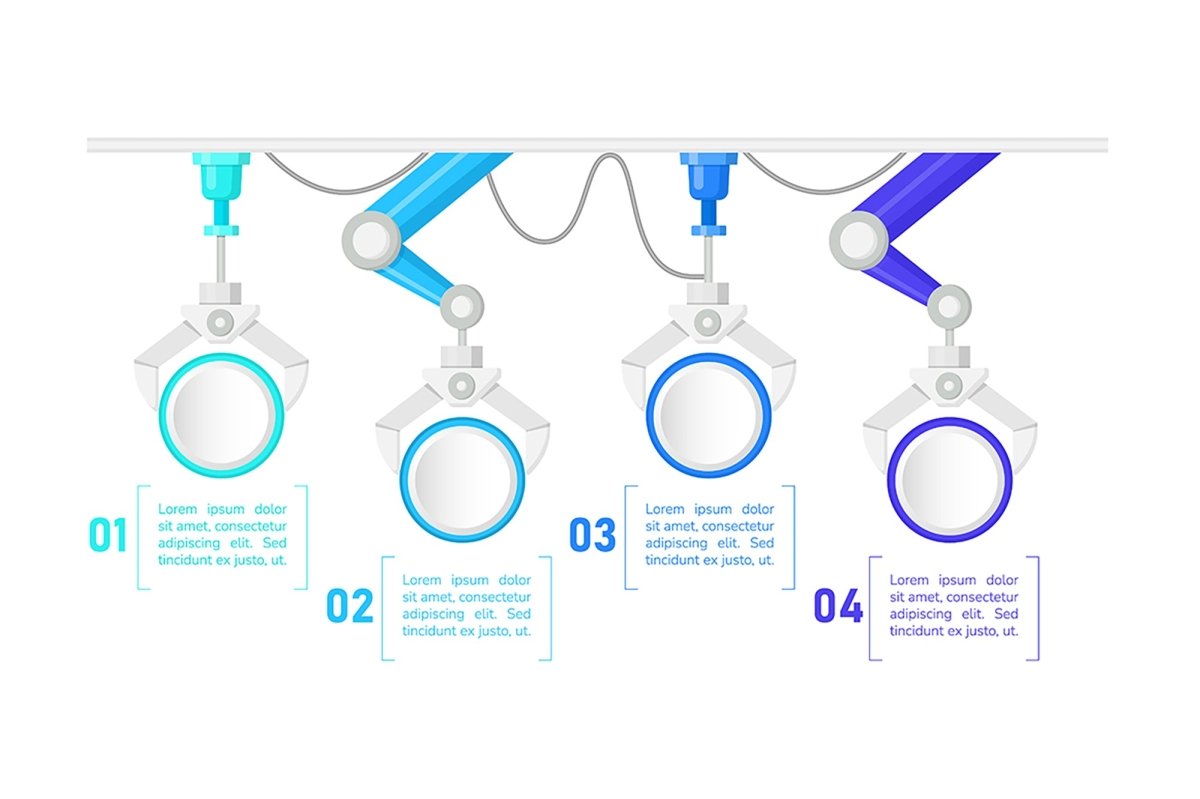 Infographic chart design element bundle