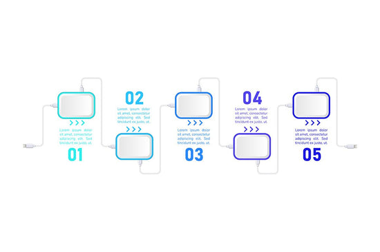 Infographic chart design element bundle
