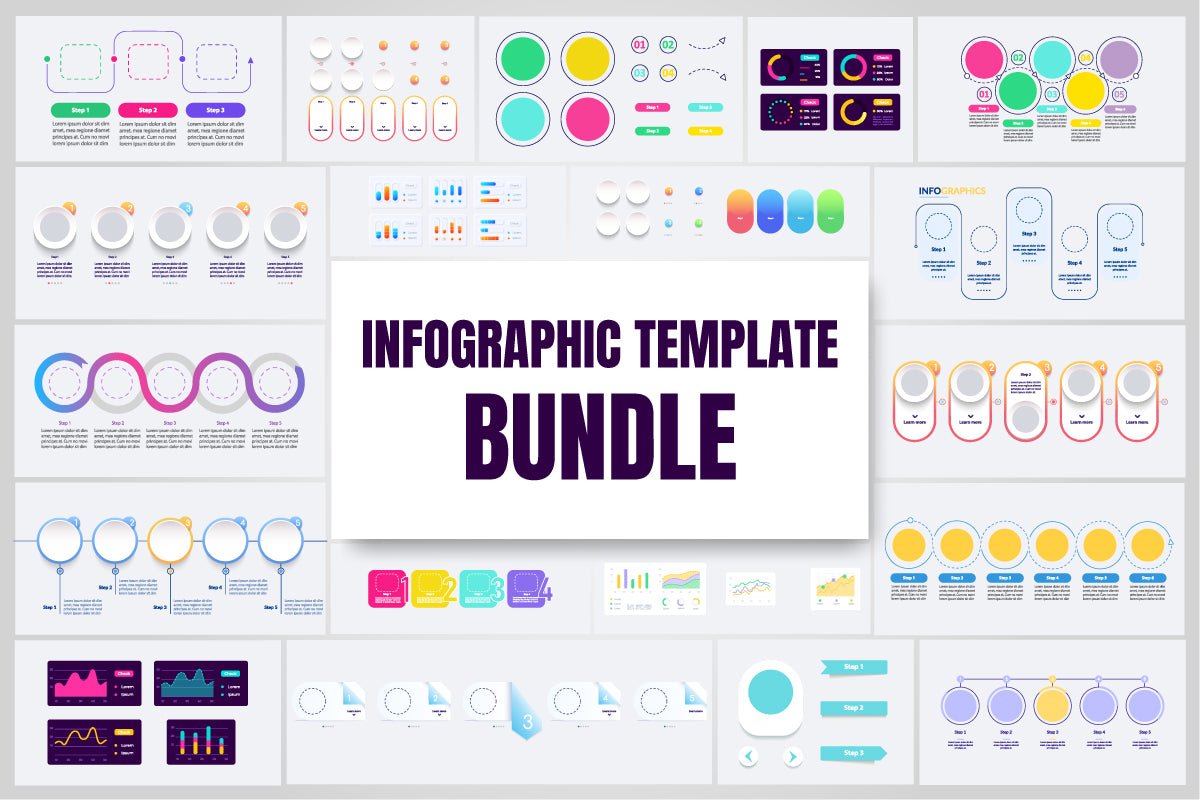 Infographic template bundle – IMG Visuals