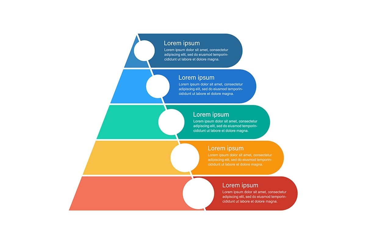 Social infographic chart design template